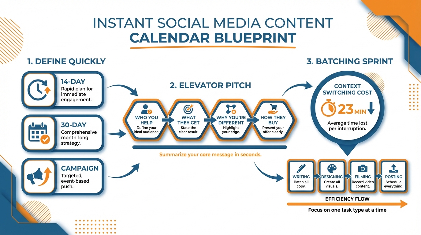 Generate a 2-4 Week Social Media Content Calendar Instantly ...